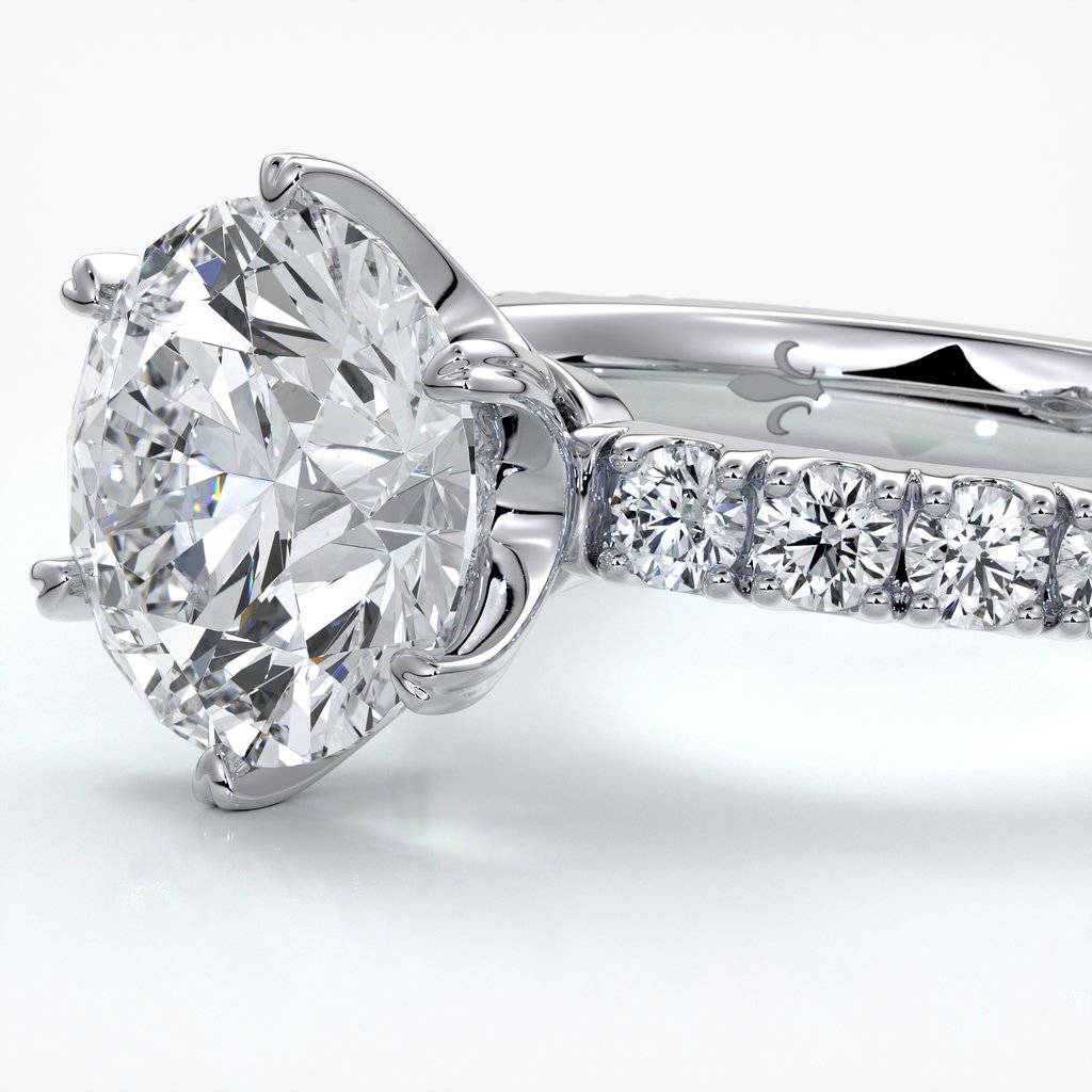 Madilyn 2.0ct | 2 Carat Round Diamond Ring – Culet Jewellery NZ