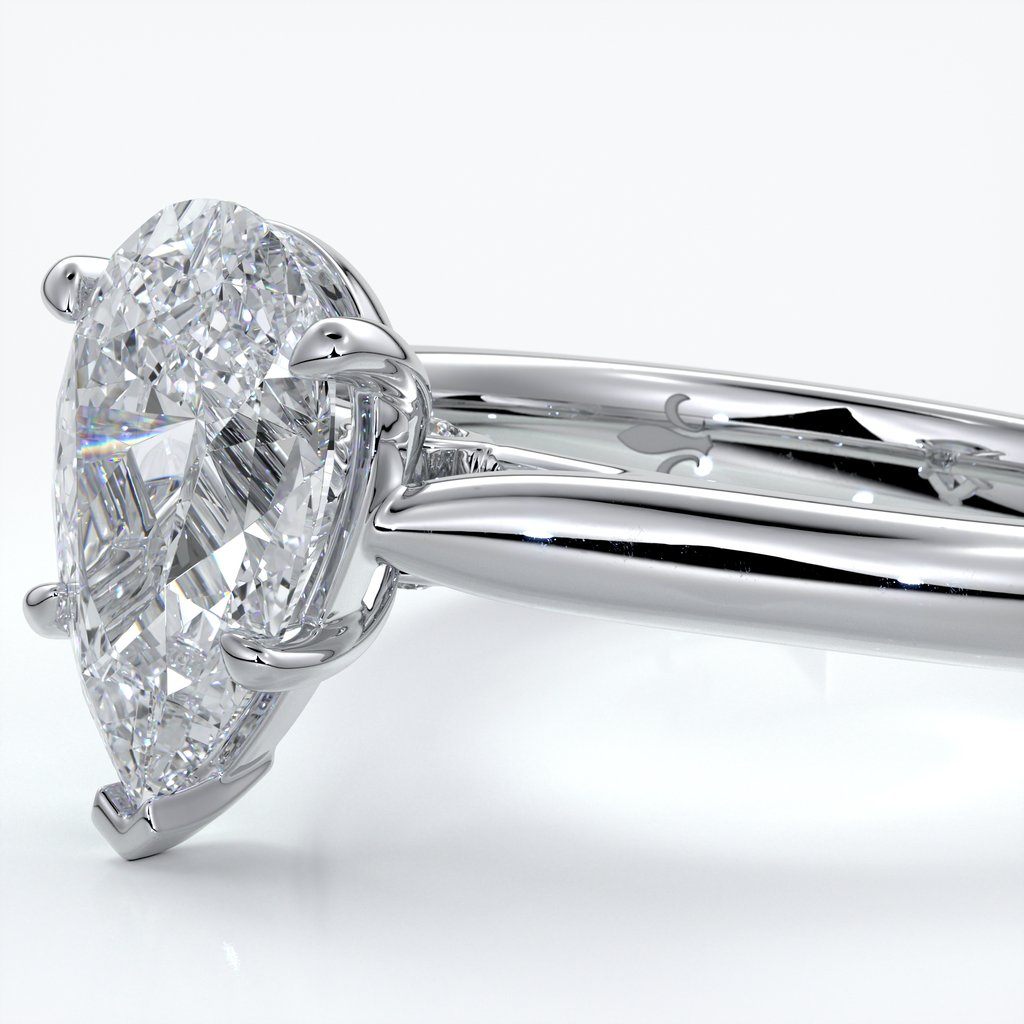 Lucy | Teardrop Engagement Ring – Culet Jewellery NZ