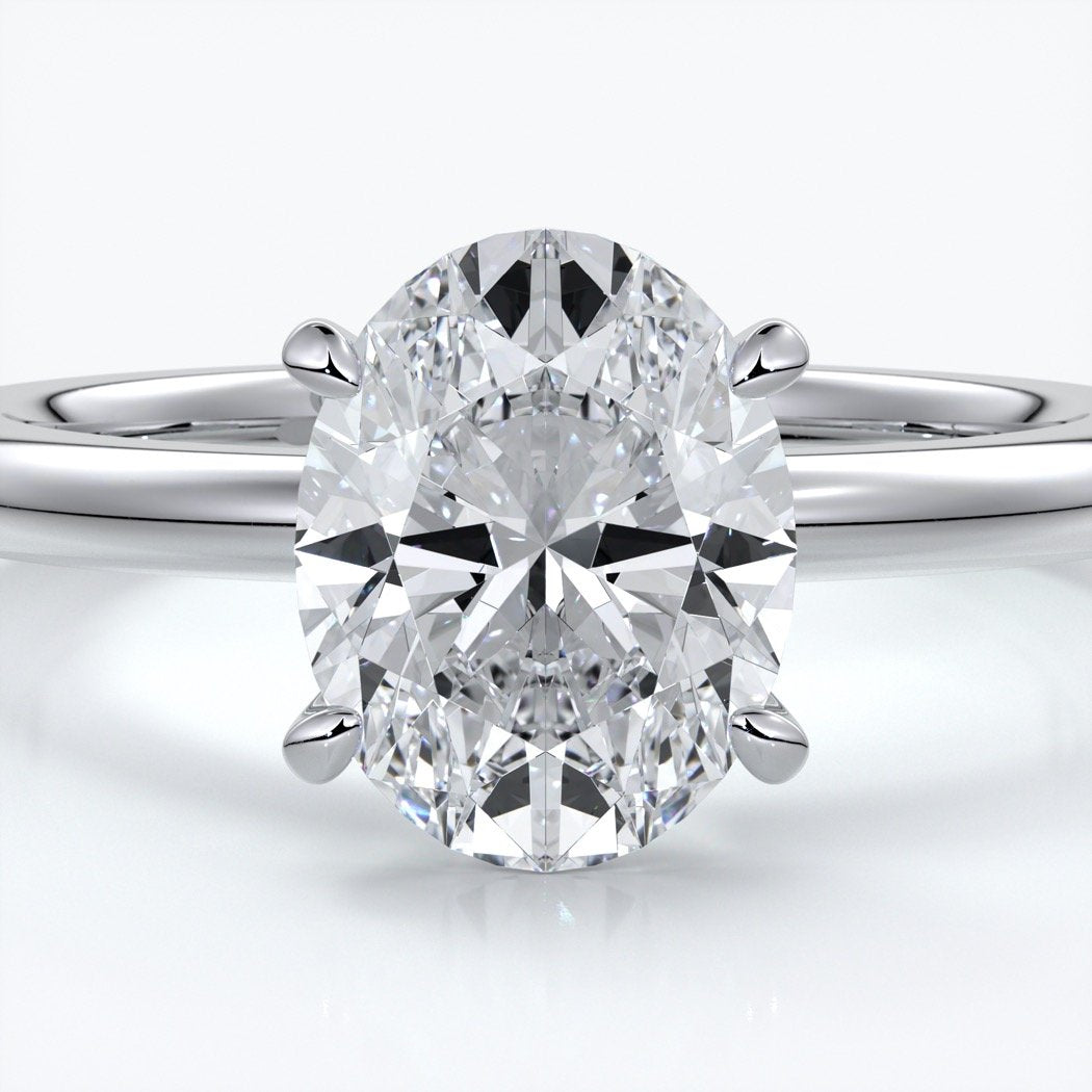 Cleo | 2 Carat Oval Diamond Ring – Culet Jewellery NZ