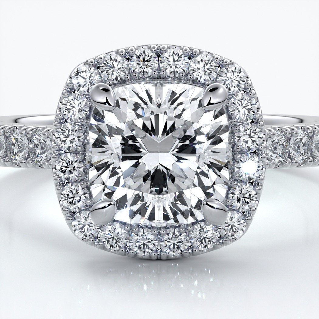 Elizabeth | Cushion Cut Engagement Ring - Culet Jewellery – Culet ...
